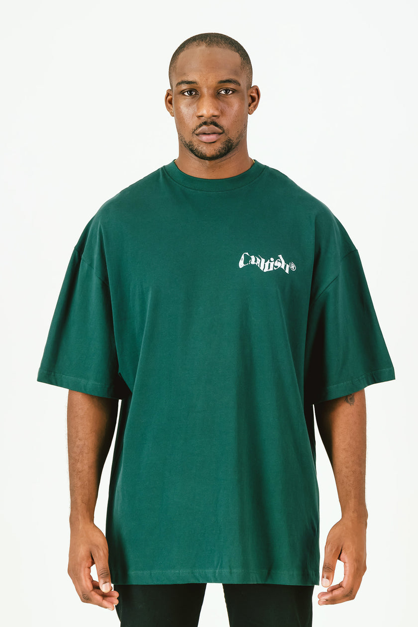 Stacked Logo Oversized T-Shirt – Cultish™