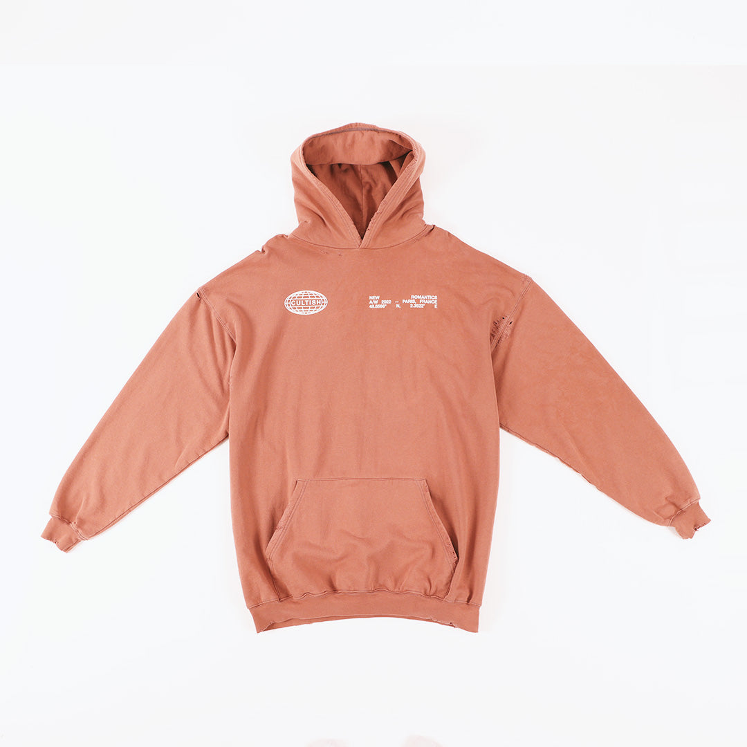Edit. Distressed Logo Oversized Hoodie – Cultish™